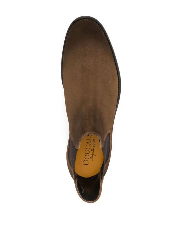 DOUCAL'S Suede Ankle Boots - Brown