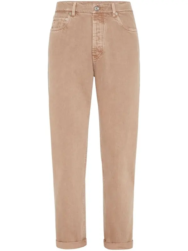 Brunello Cucinelli Tapered Jeans - Neutrals