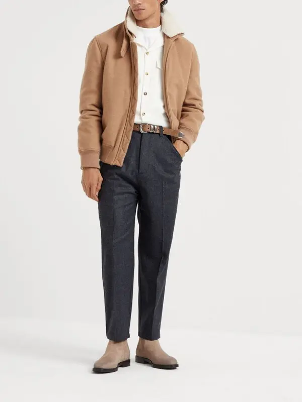Brunello Cucinelli Notched-collar Cotton Shirt