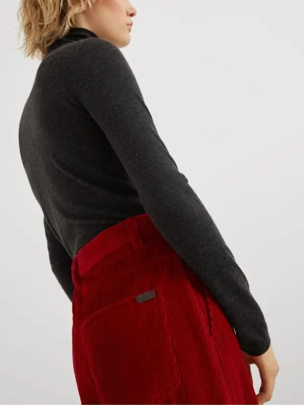 Brunello Cucinelli Corduroy Wide-leg Trousers