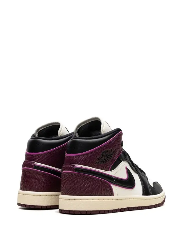 JORDAN Air 1 Mid Se Bordeaux Sneakers - Purple