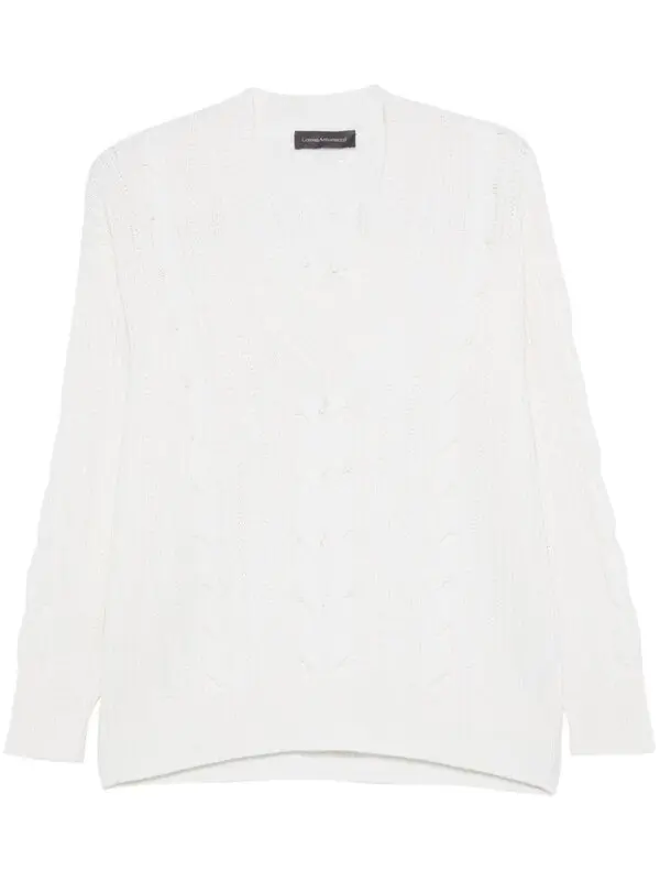 Lorena Antoniazzi Cable-knit Sweater - Neutrals