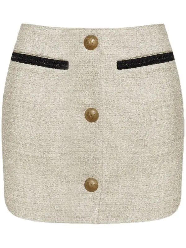 Vetements Tweed Mini Skirt