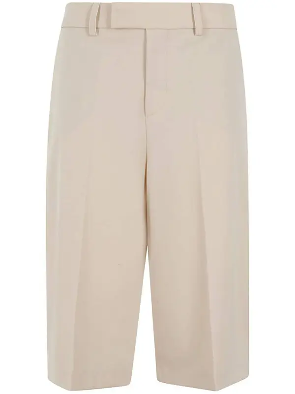 Federica Tosi Pressed-crease Shorts - Neutrals