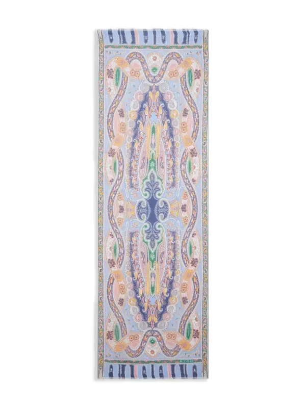 Etro Silk Scarf - Blue