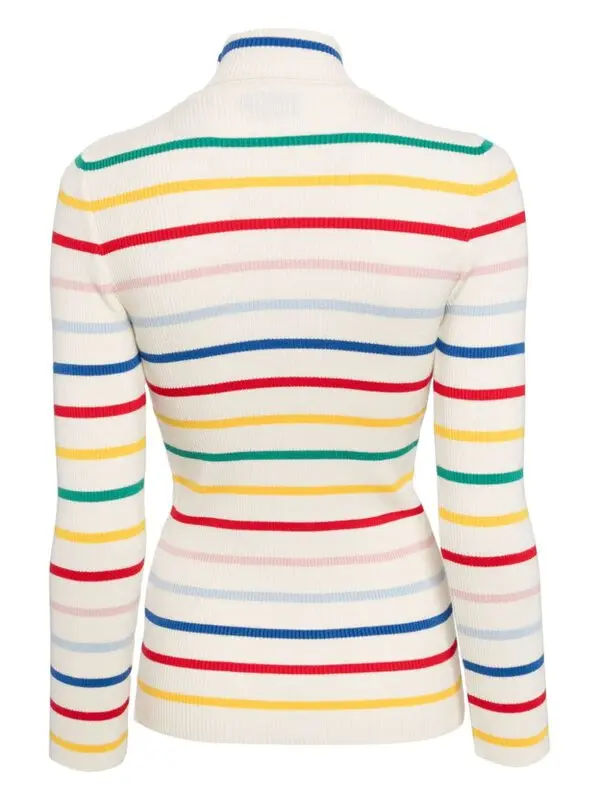 Joshua Sanders Striped Ribbed Jumper