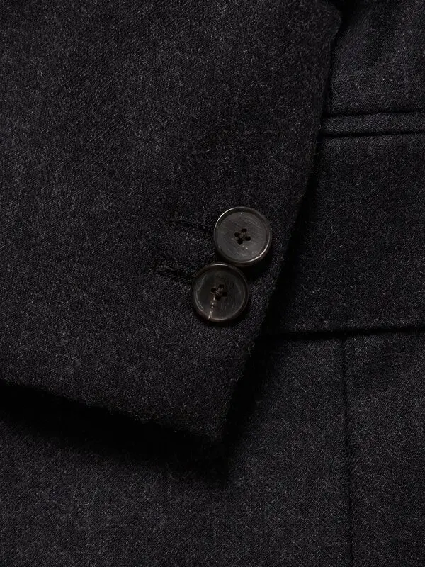 Mr P. Slim-fit Wool-flannel Suit Jacket