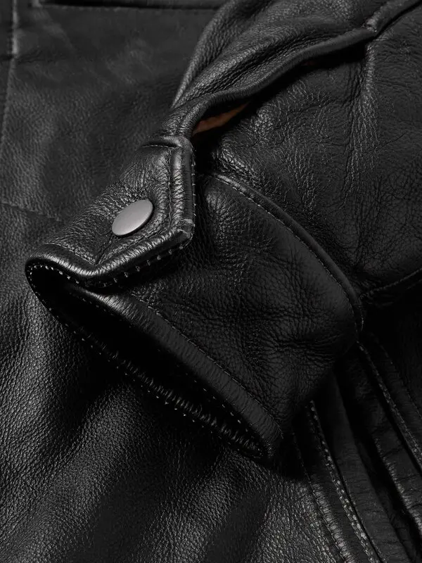FRIZMWORKS Distressed Leather Jacket