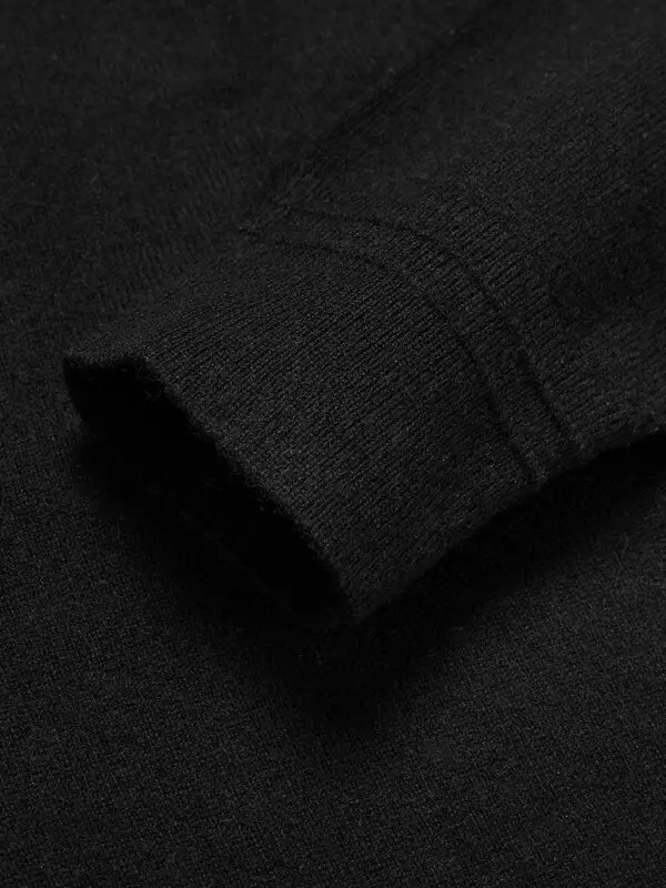 Mr P. Clyde Cashmere Rollneck Sweater - Black