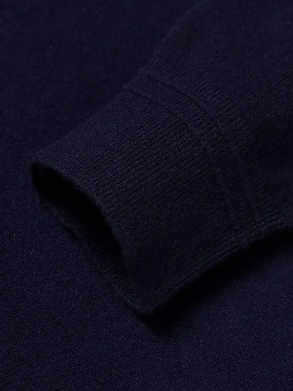 Mr P. Clyde Cashmere Rollneck Sweater - Blue