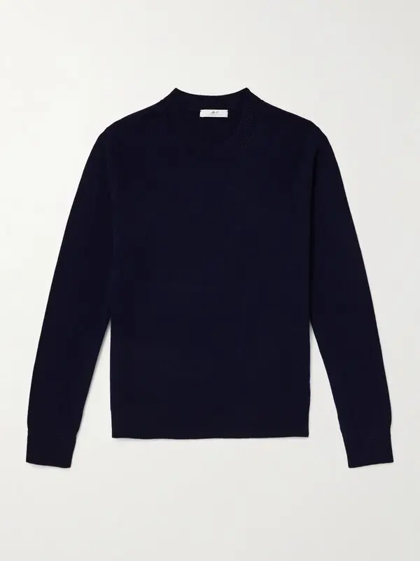 Mr P. Curtis Cashmere Sweater - Blue