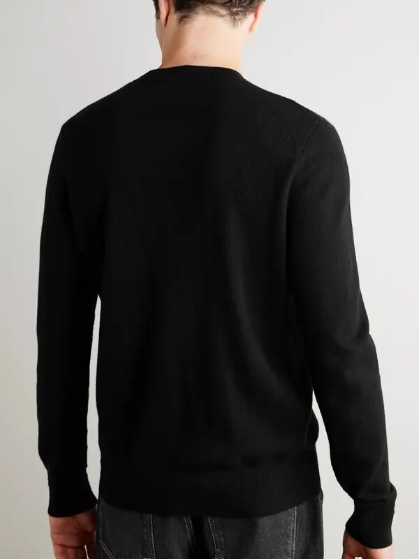 Mr P. Curtis Cashmere Sweater - Black