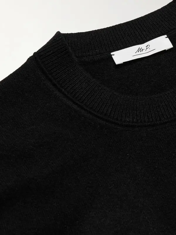 Mr P. Curtis Cashmere Sweater - Black