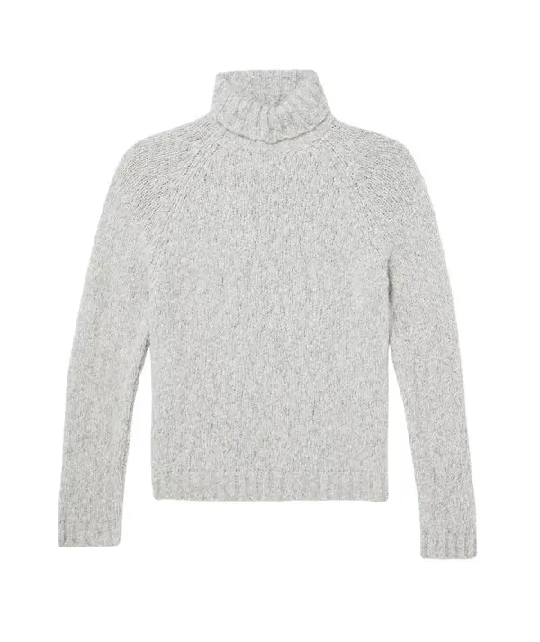 Mr P. Alpaca-blend Bouclé Rollneck Sweater
