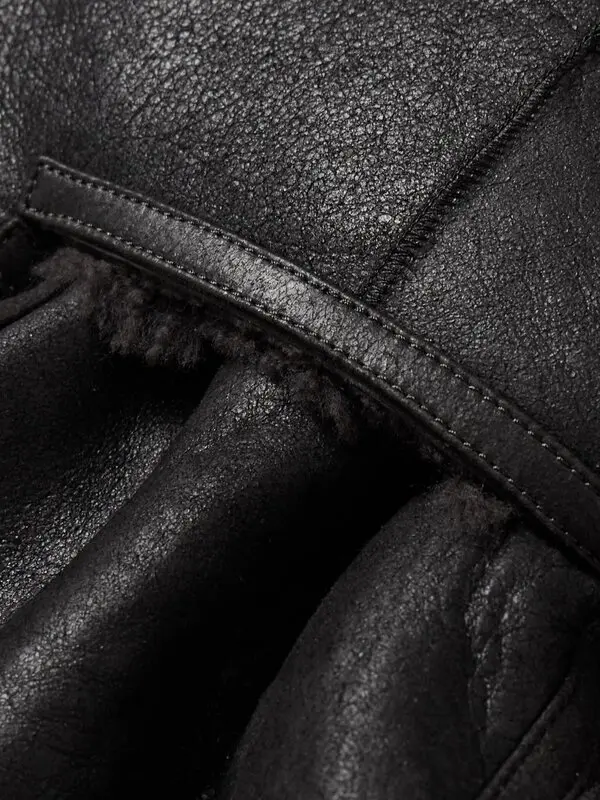 Mr P. Shearling Scarf - Brown