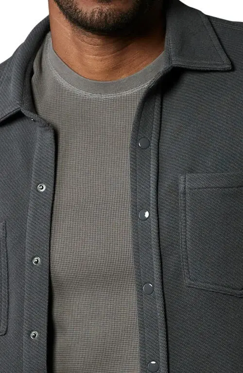 THE NORMAL BRAND Looped Terry Button-up Shirt