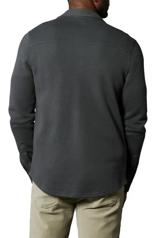 THE NORMAL BRAND Looped Terry Button-up Shirt