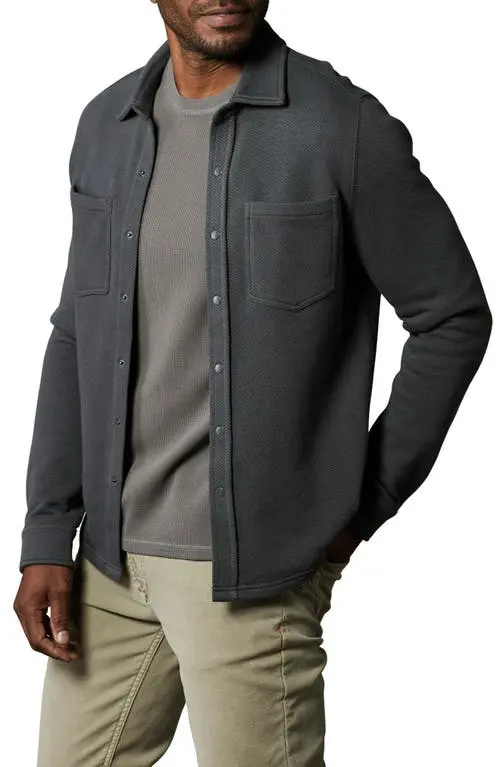 THE NORMAL BRAND Looped Terry Button-up Shirt