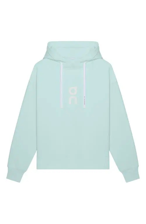 On Club Oversize Organic Cotton-blend Hoodie - Flurry