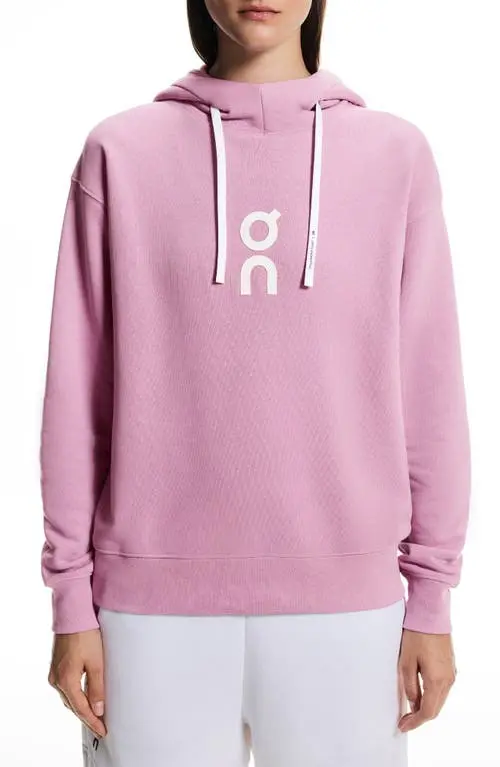 On Club Oversize Organic Cotton-blend Hoodie - Sakura