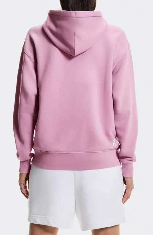 On Club Oversize Organic Cotton-blend Hoodie - Sakura