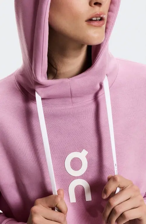 On Club Oversize Organic Cotton-blend Hoodie - Sakura