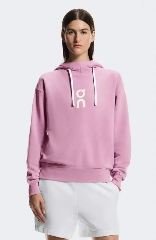 On Club Oversize Organic Cotton-blend Hoodie - Sakura
