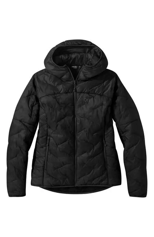 OUTDOOR RESEARCH Superstrand Lt Hooded Jacket - Solid Black