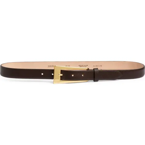 AUREUM No. 10 Leather Belt - Coco Gold