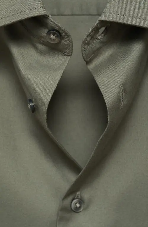 Mango Regular Fit Cotton Button-up Shirt