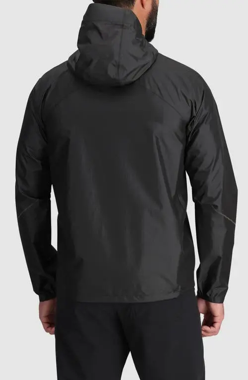 OUTDOOR RESEARCH Helium Rain Ultralight Hooded Jacket - Storm