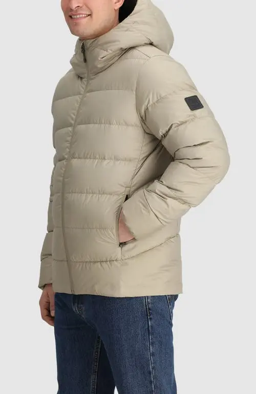 OUTDOOR RESEARCH 700 Fill Power Down Insulated Hooded Puffer Jacket - Pro Khaki