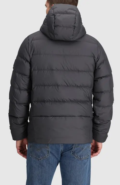 OUTDOOR RESEARCH 700 Fill Power Down Insulated Hooded Puffer Jacket - Storm