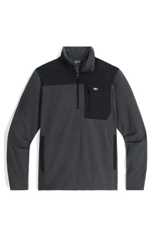 OUTDOOR RESEARCH Trail Fleece Quarter Zip - Storm