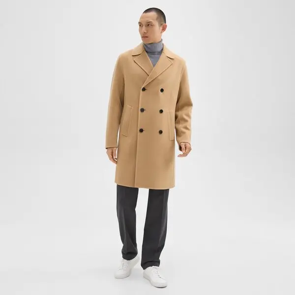 Theory Double-face Wool-cashmere Coat