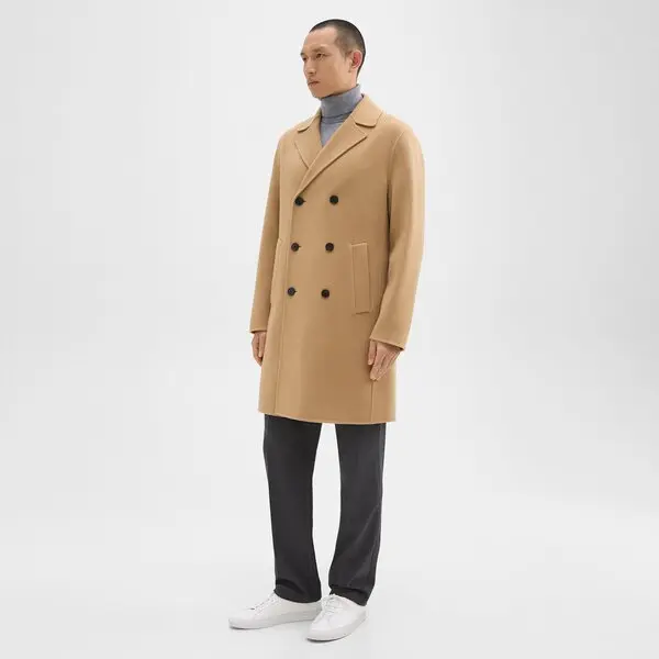 Theory Double-face Wool-cashmere Coat