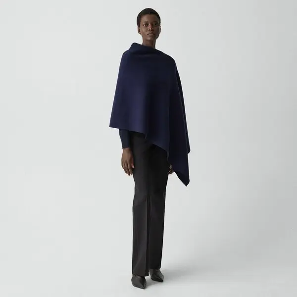 Theory Felted Wool-cashmere Poncho
