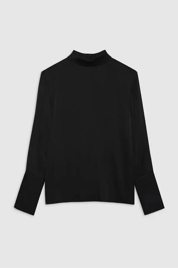 ANINE BING Josephine Sequin Top - Black
