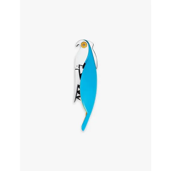 ALESSI Parrot Aluminium Corkscrew 13cm - Azzurro
