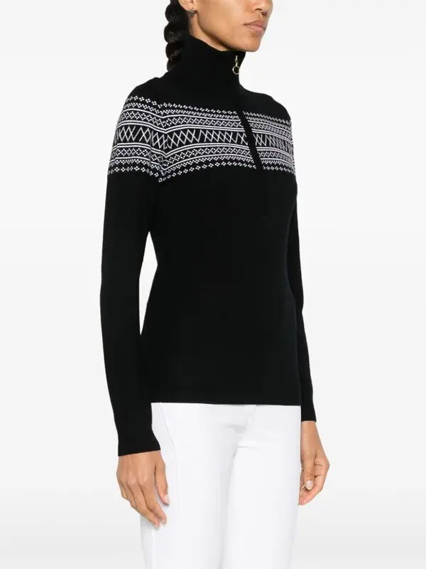 WE NORWEGIANS Zip-up Merino Wool Sweater