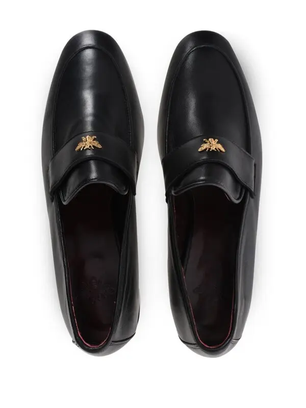 BOUGEOTTE Logo-plaque Loafers
