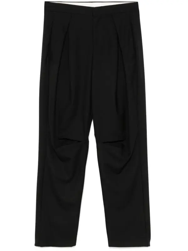 LANEUS Pleated Wide-leg Trousers