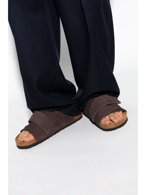 BIRKENSTOCK Kyoto Nubuck Leather Sandals