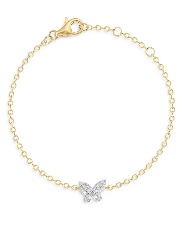 Phillips House 14k Yellow Diamond Butterfly Bracelet - Gold