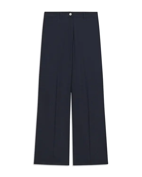 Theory Wool Straight Leg Five Pocket Trousers
