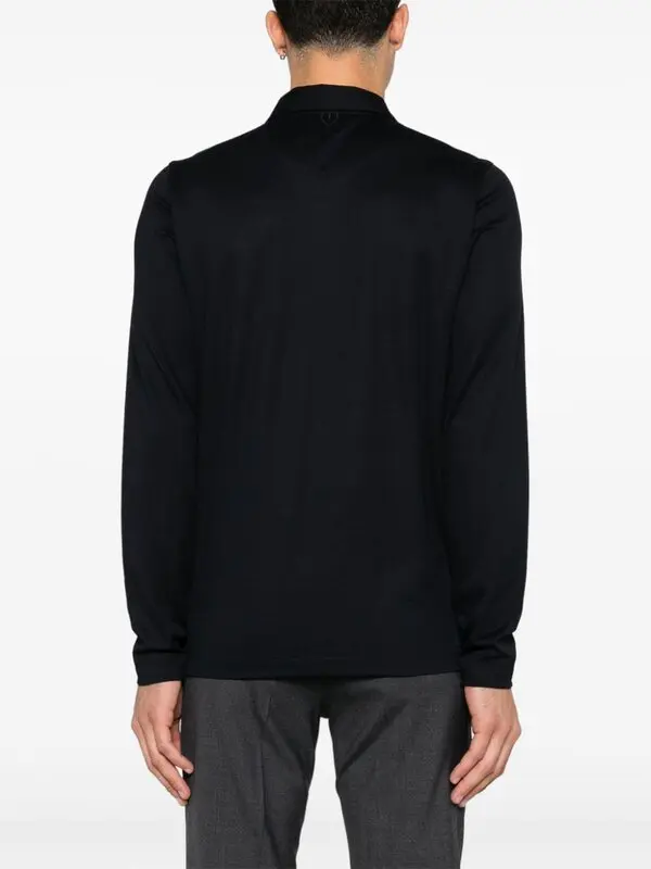 Canali Cotton Polo Shirt - Blue