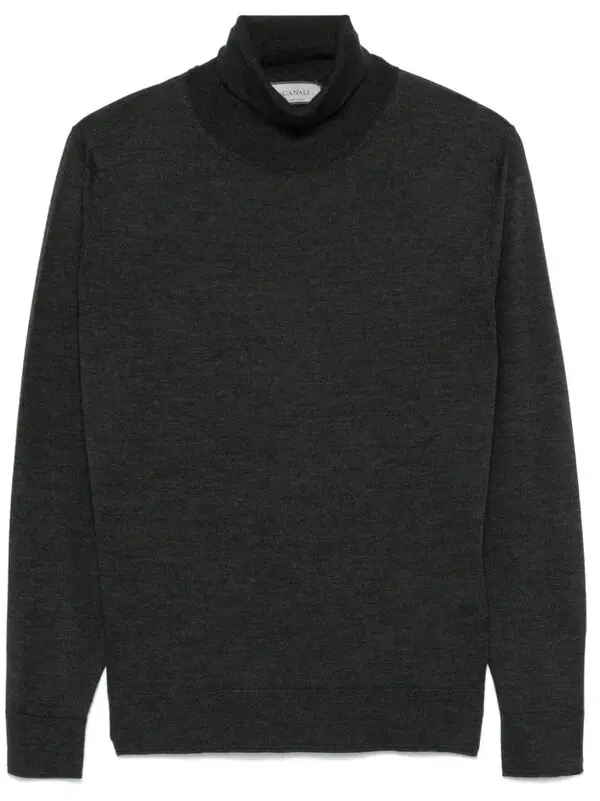 Canali Turtleneck Sweater - Grey