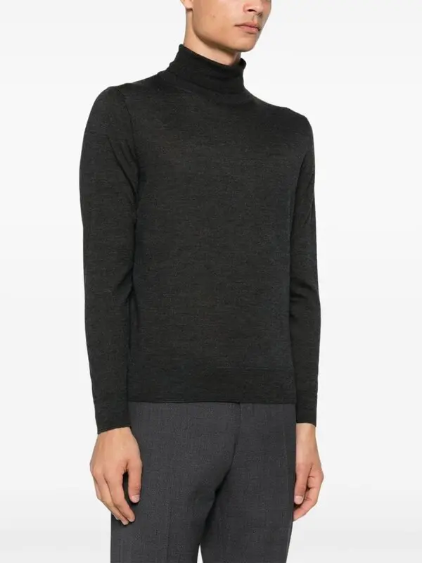 Canali Turtleneck Sweater - Grey