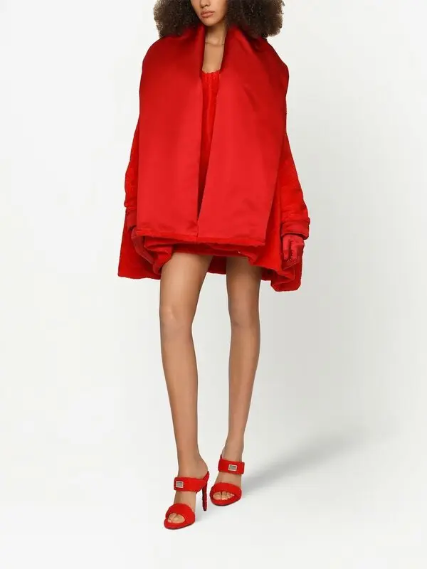 Dolce & Gabbana Open-front Terrycloth Coat