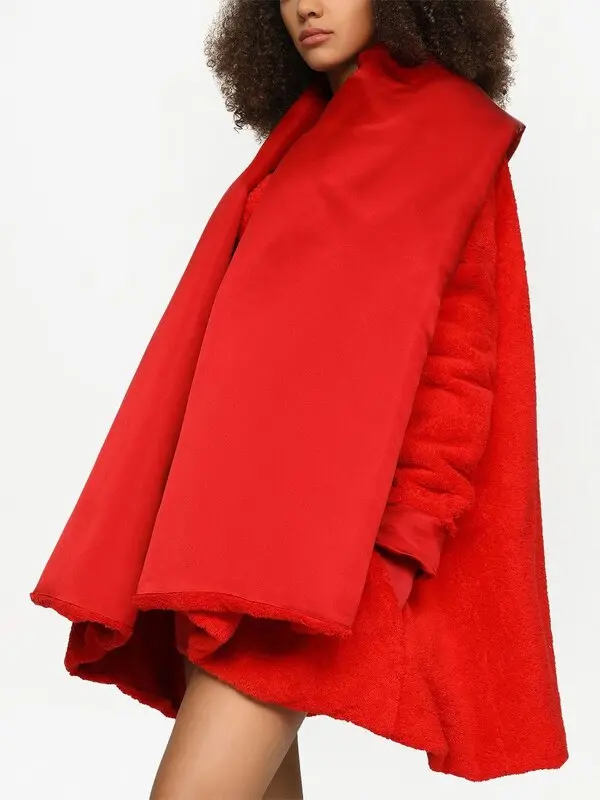 Dolce & Gabbana Open-front Terrycloth Coat